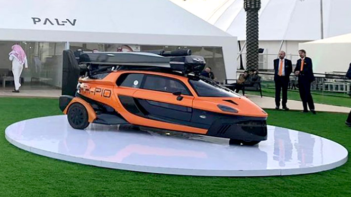 Así es el PAL-V Liberty: El primer auto volador del mundo que puedes reservar desde Chile