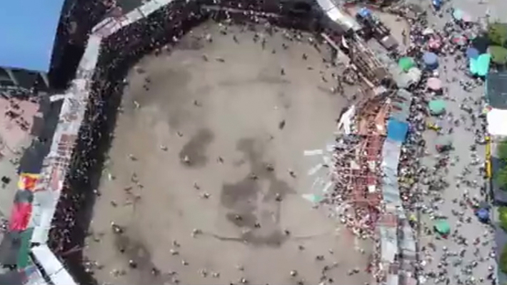 Desplome De Gradería En Una Plaza De Toros Del Sur De Colombia Deja Al