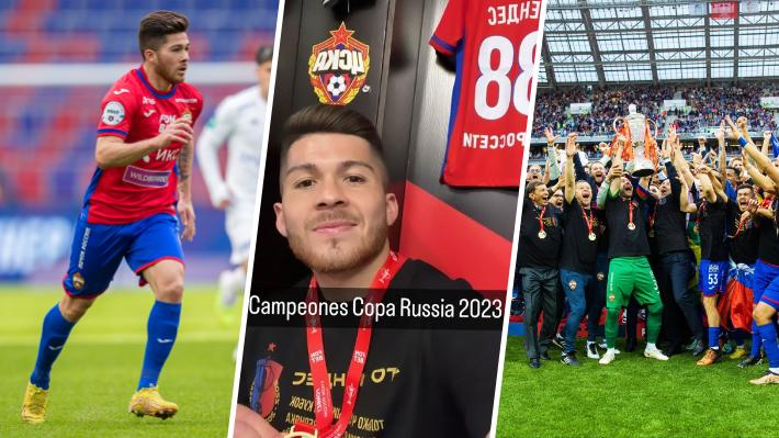 Víctor Felipe Méndez celebró su primer título en Europa con el CSKA de ...