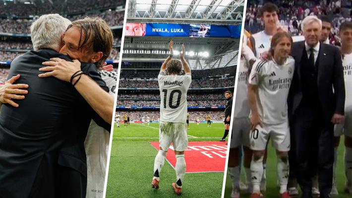 Revisa las imágenes de la emocionante despedida de Luka Modric y Carlo Ancelotti al Real Madrid