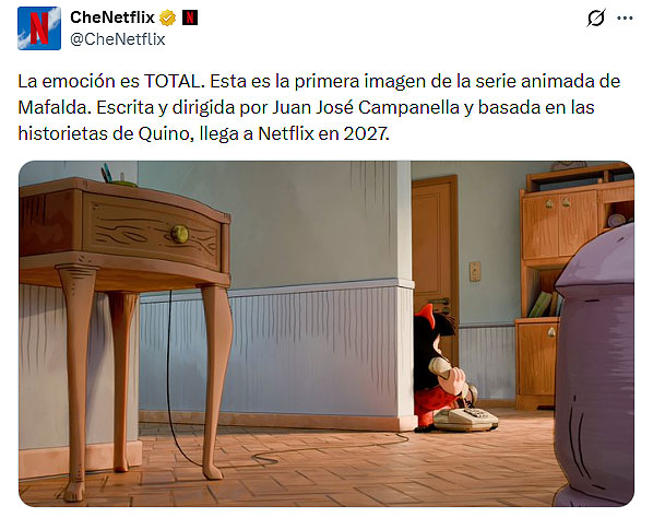 Foto | Revelan la primera imagen de la serie animada de "Mafalda ...