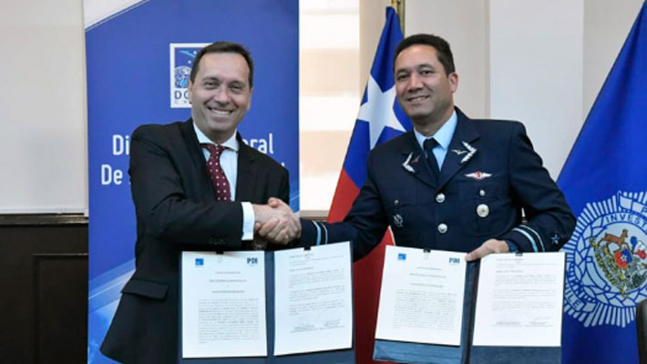 PDI y DGAC firman convenio para fortalecer seguridad aeronáutica
